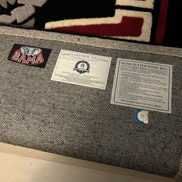NCAA | Other | Alabama 3 X 5 Rug Black And Red | Poshmark